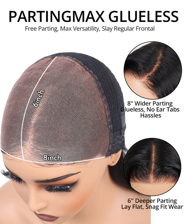 Parting Max 9×6 Glueless Wear Go Straight Wigs Ready To Wear 180% Dens ...